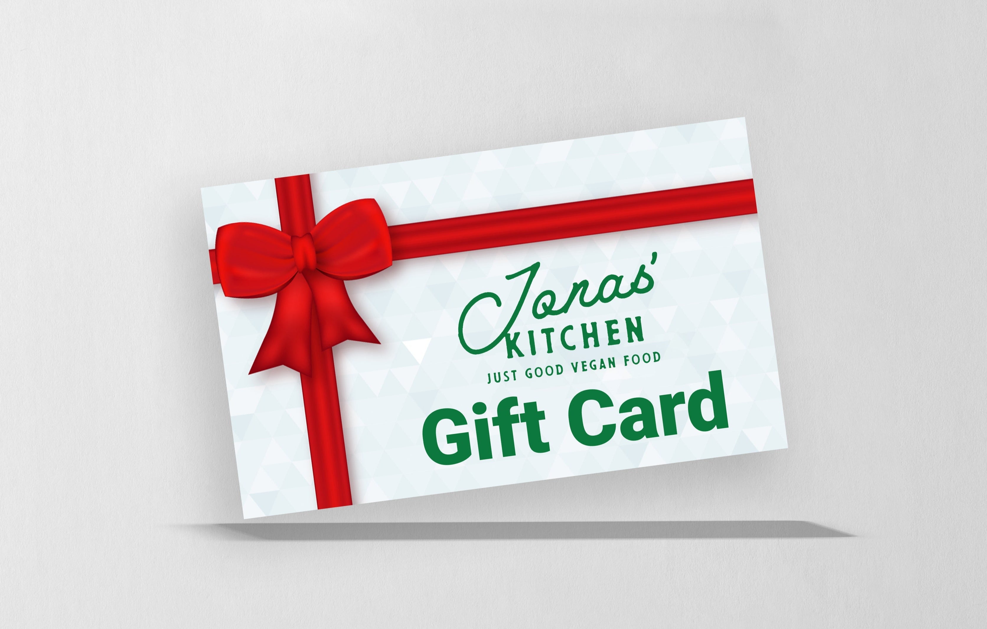 Gift Card – Jonas' Vegan Kitchen